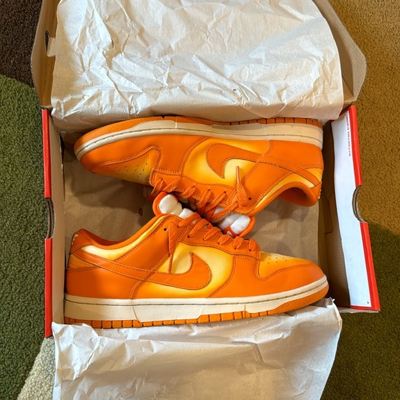 Nike | Shoes | Euc Nike Dunk Low Magma Orange | Poshmark